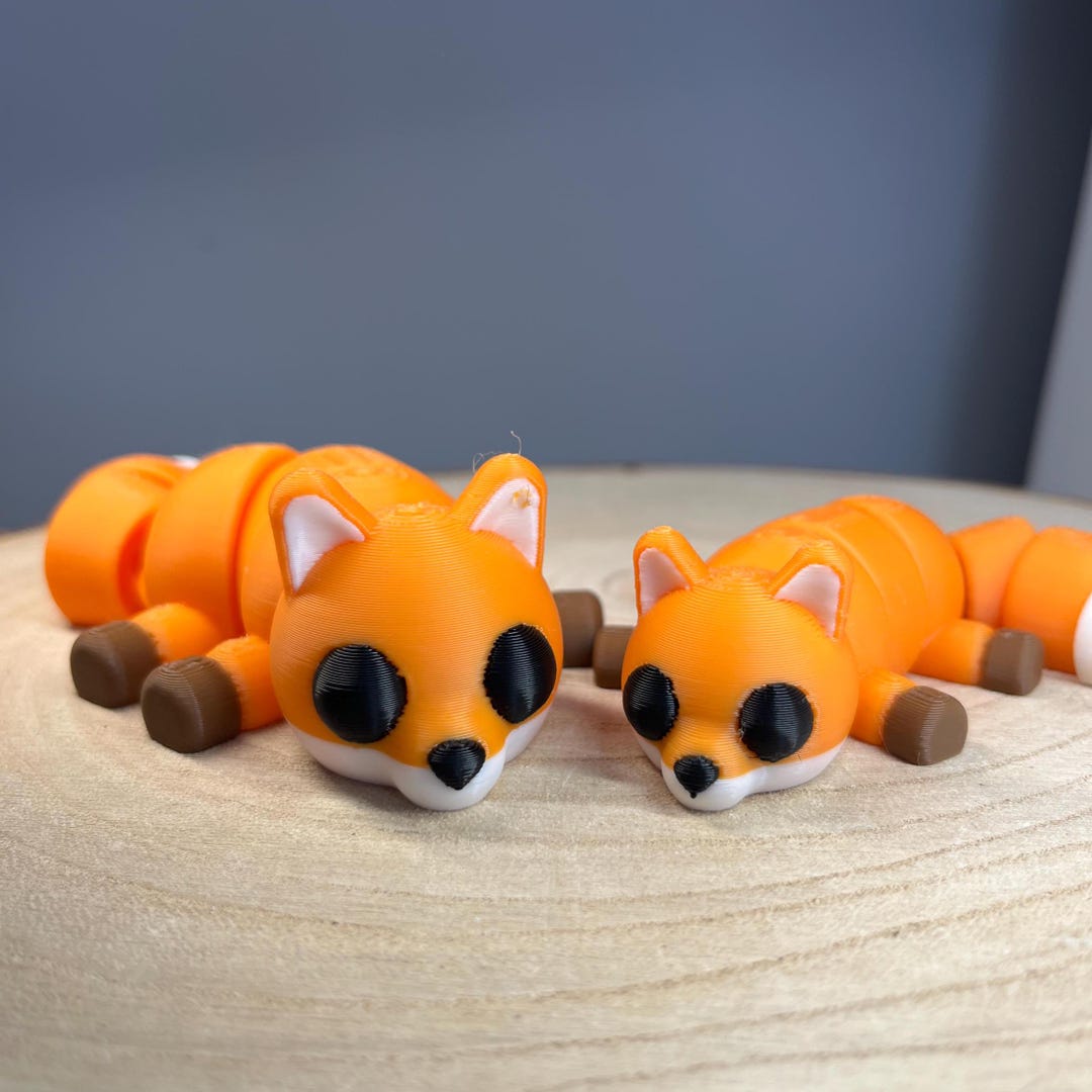 Fox Fidget Toy I Cute Wild Animal Gift for Her, Him I Anxiety Stress I ...