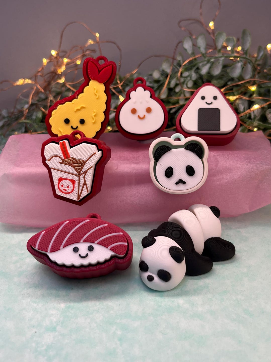 Panda Fidget Toy and Sushi Food Fidget Clickers - Anti-stress Gadget ...