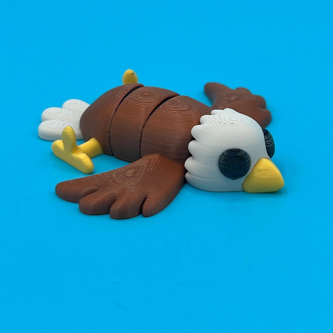 Bald Eagle Fidget Toy Flexi Calming Wildlife Desk Pet Decor Gift - Etsy