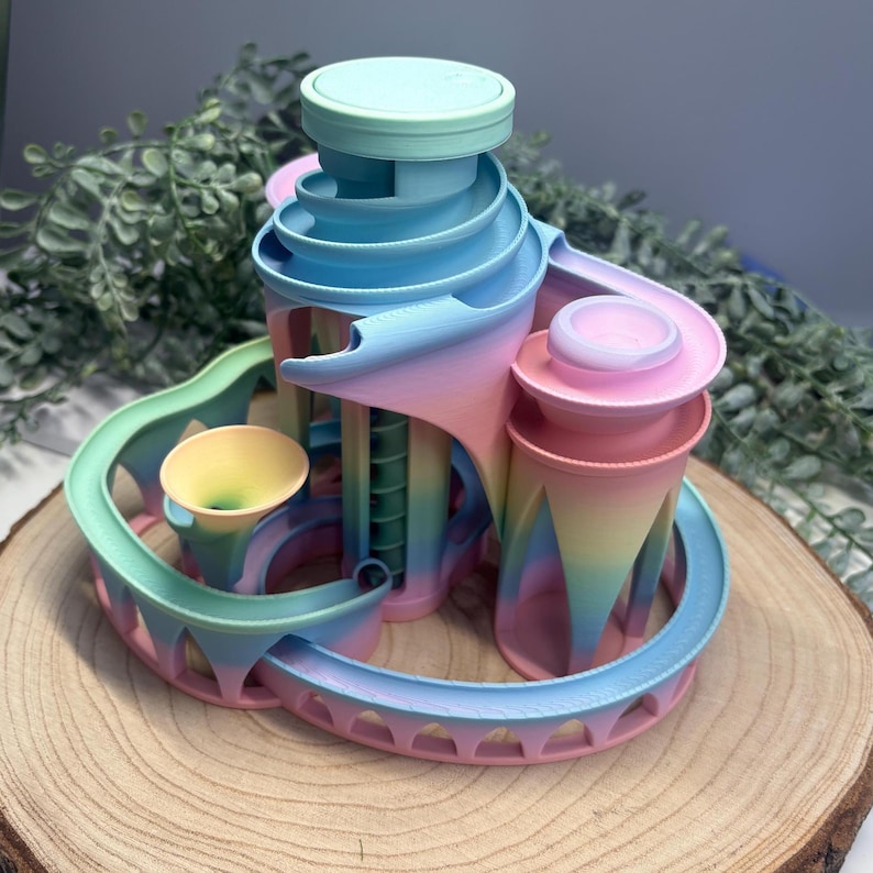Cyclone Marble Run I Ball Bearing Mountain I Adult Desk Toys I Calming ...