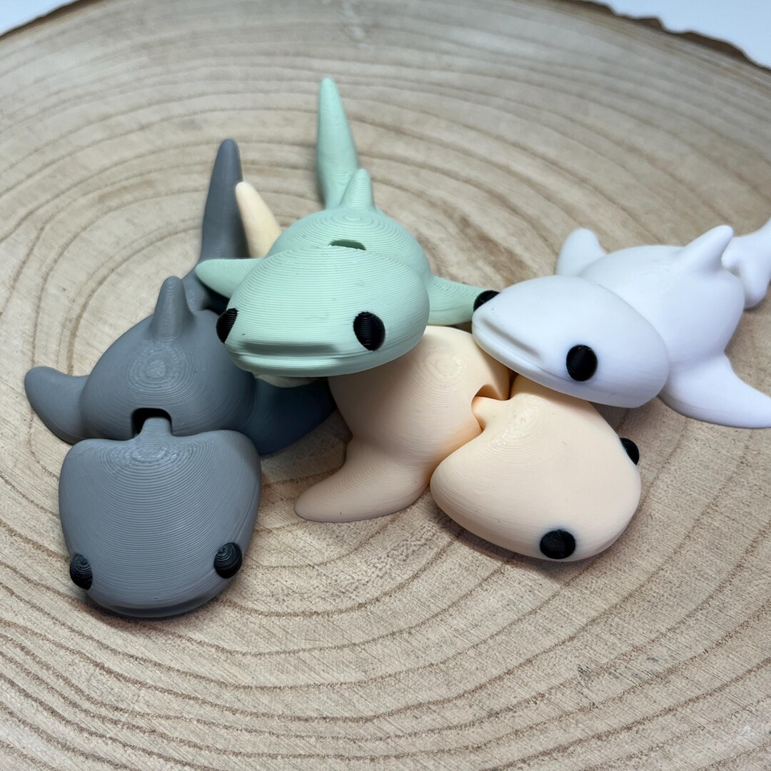 Shark Fidget Toy I Flexible Articulated Sea Life Decoration I ...
