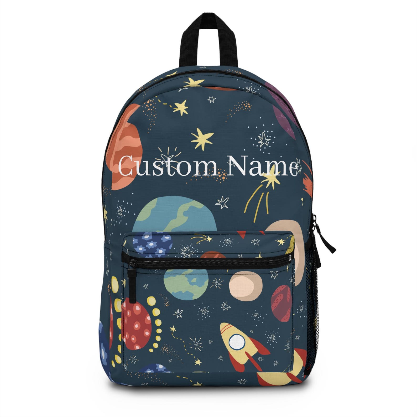 Personalized Space-themed Backpack - Etsy