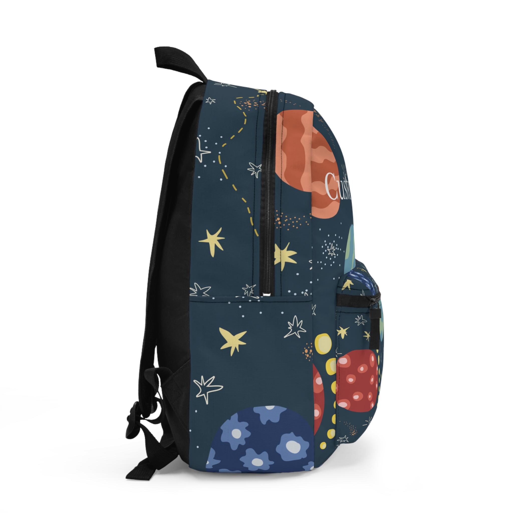 Personalized Space-themed Backpack - Etsy