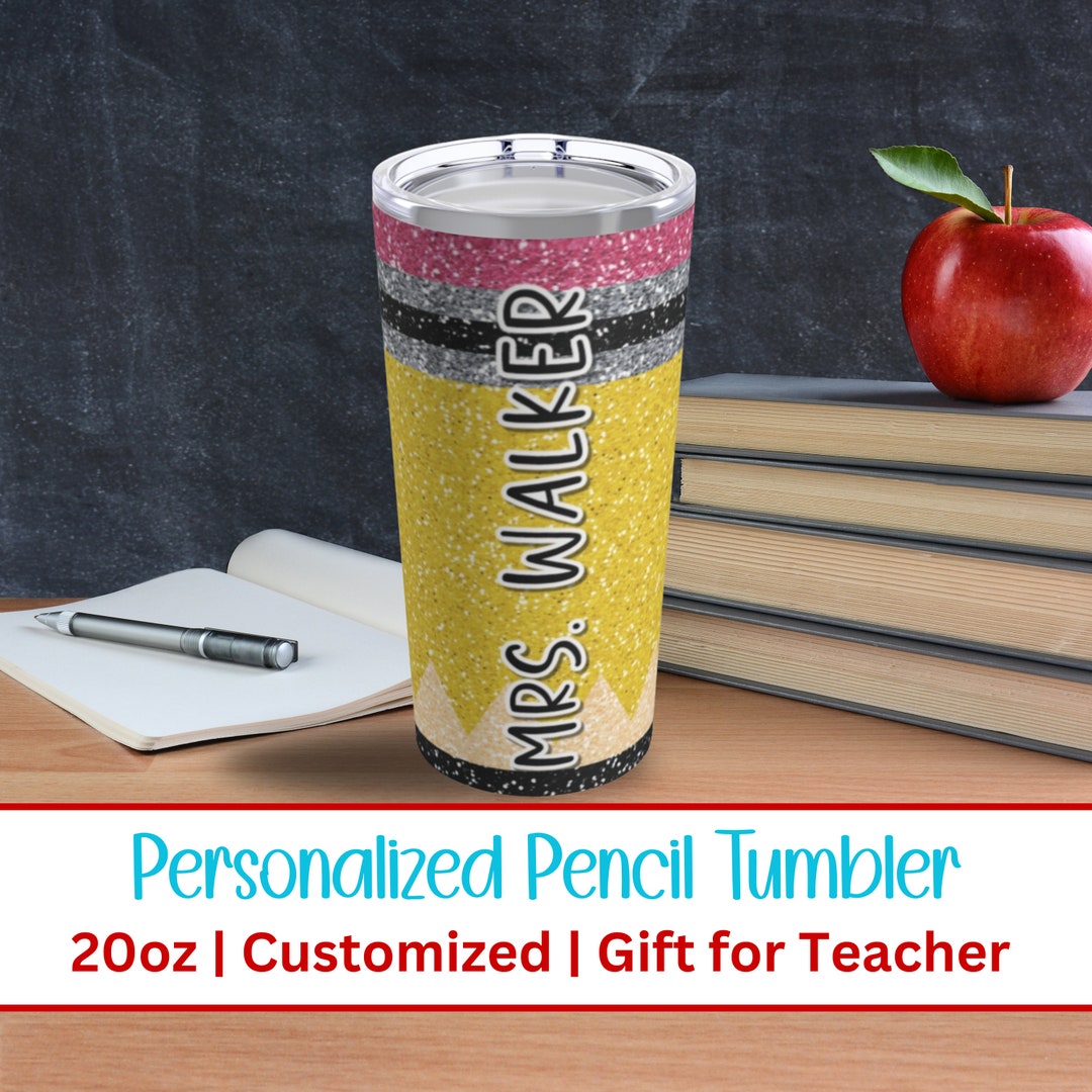 Personalized Teacher Tumbler Gift Custom Name Teacher Cup Teacher ...