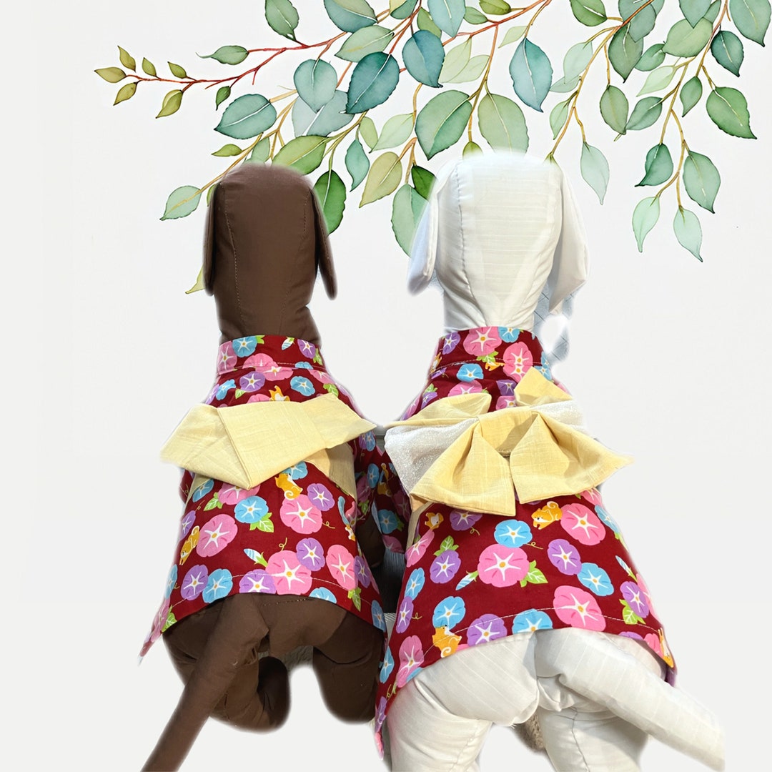 Dog Clothes cosplay japanese Kimono / Yukata S-M M-L 2size cute ...