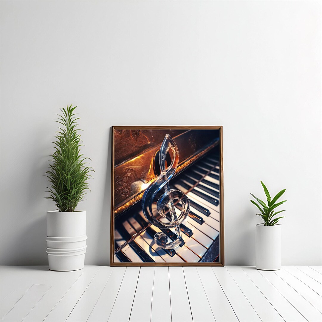 Glass Treble Clef - Etsy