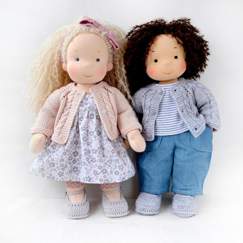15 Inch/38 Cm Waldorf Doll. PDF Sewing Pattern and Tutorial. Doll Clothes Patterns as a Bonus ...