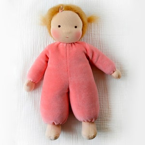 13 Inch/33 Cm Cuddly Waldorf Doll. PDF Sewing Pattern and Tutorial. DIY Steiner Doll, Rag ...