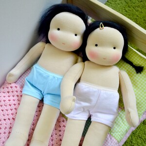 13''/33 Cm Classic Waldorf Doll. PDF Sewing Pattern and Tutorial. Doll Clothes Patterns as a ...