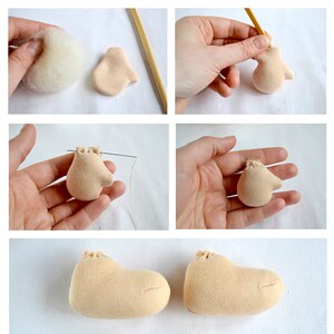 13 Inch/33 Cm Cuddly Waldorf Doll. PDF Sewing Pattern and Tutorial. DIY Steiner Doll, Rag ...