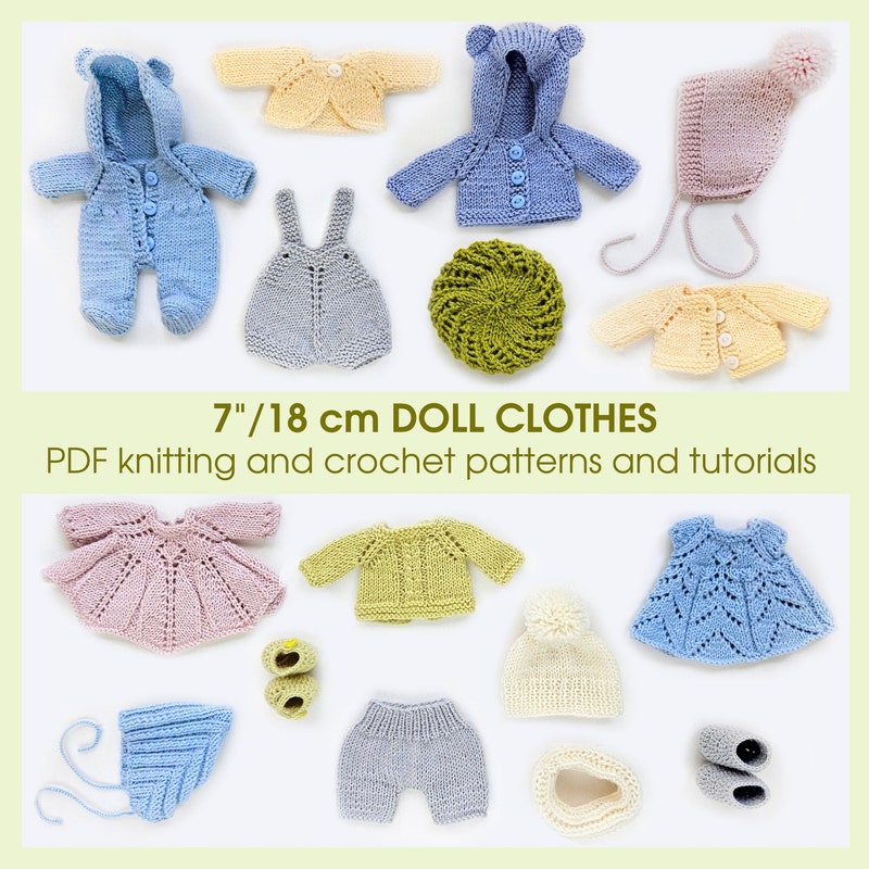 1/6 Doll Clothes Crochet - Etsy
