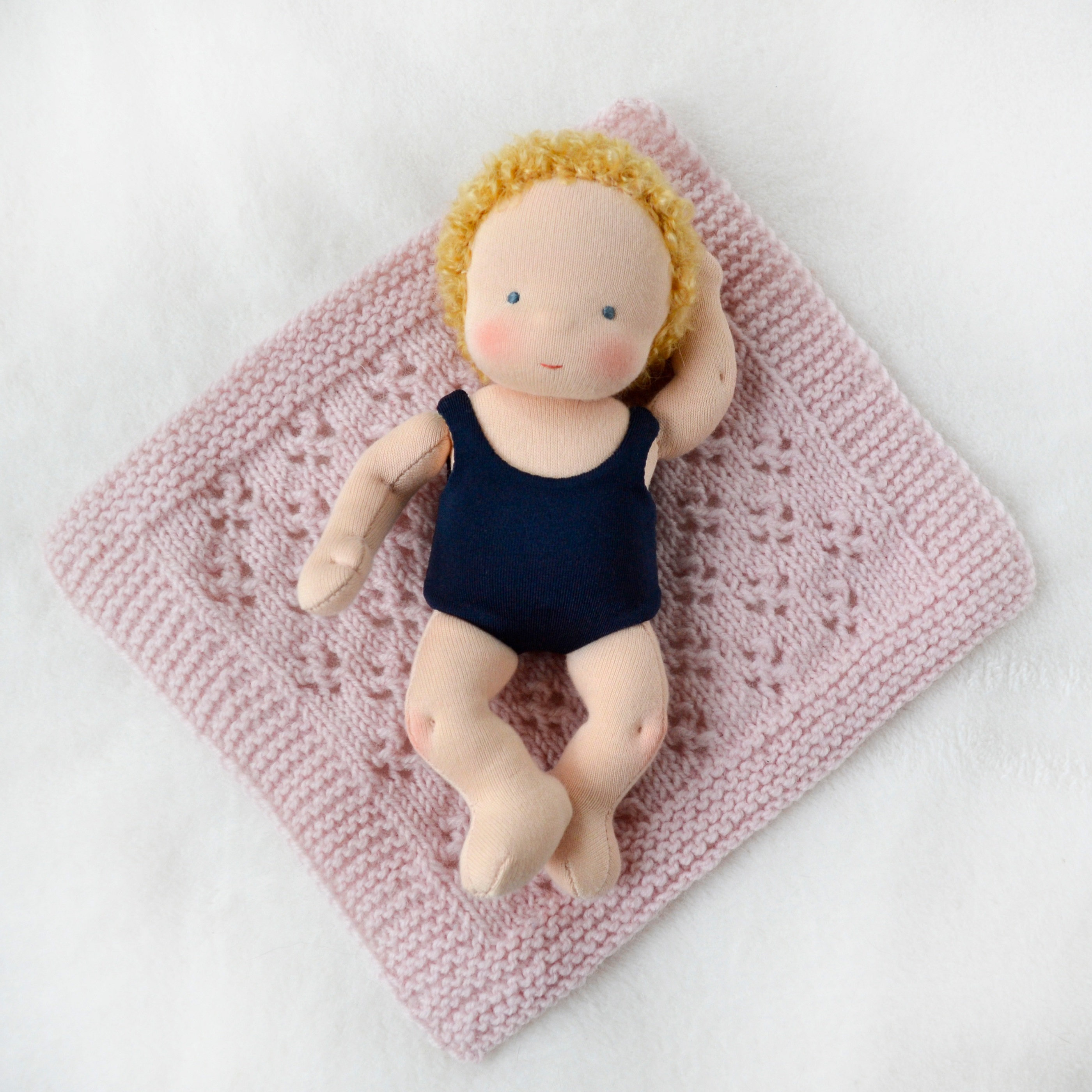 7 Inch/ 18 Cm Waldorf Baby Doll. PDF Sewing Pattern and Tutorial. Doll ...