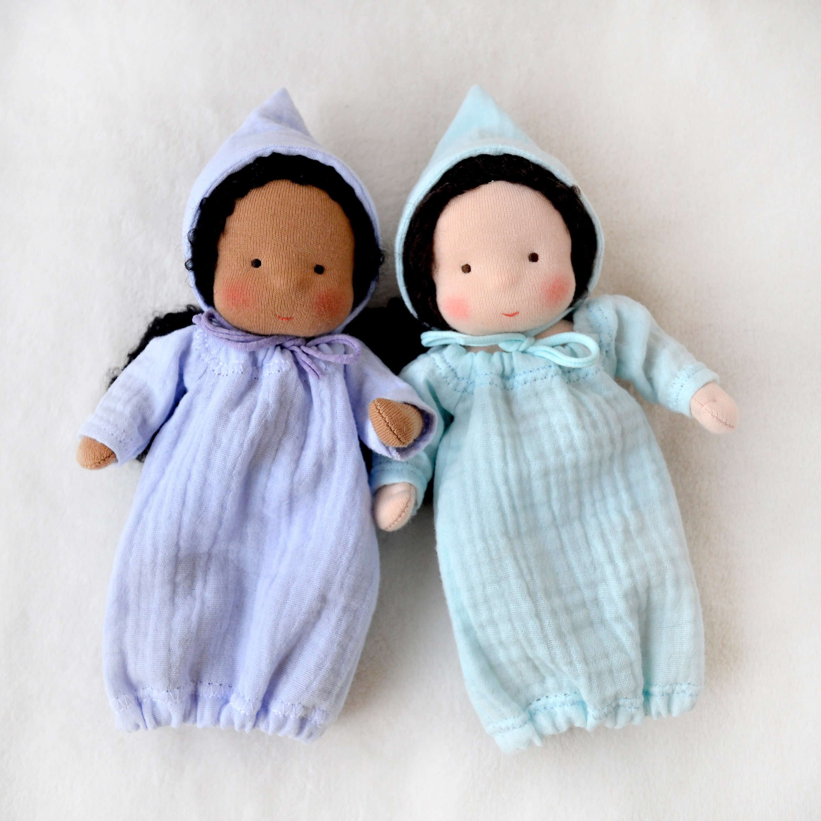 7 Inch/ 18 Cm Waldorf Baby Doll. PDF Sewing Pattern and Tutorial. Doll ...