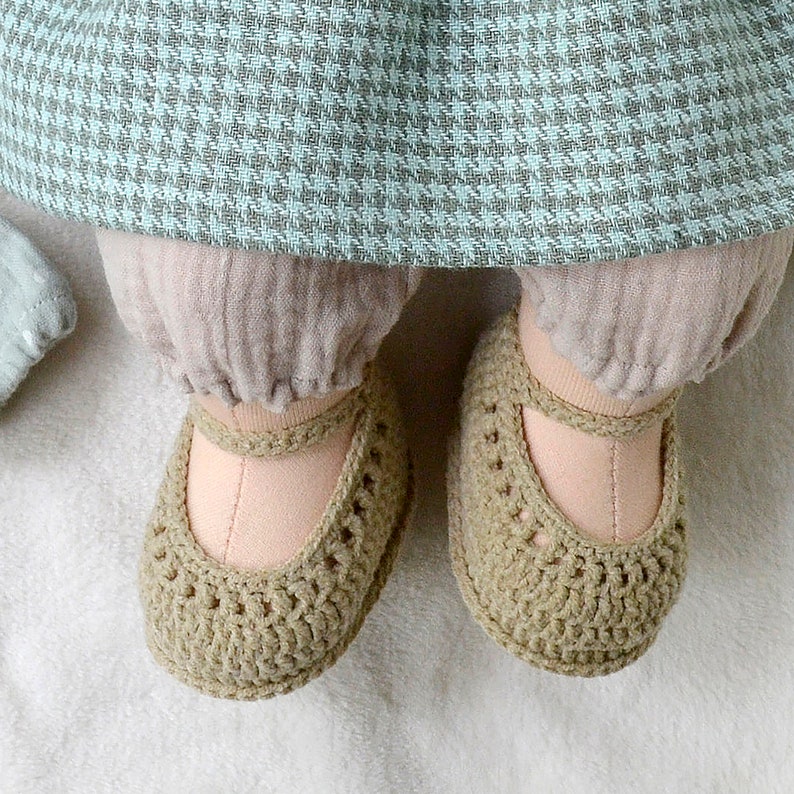 3 Sizes Waldorf Doll Crochet Booties PDF Crochet Patterns and Step-by ...