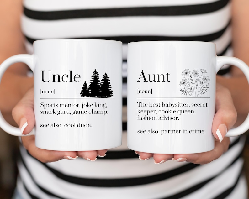 Personalized Uncle & Aunt Definition Mug | Mother's and Father's Day ...
