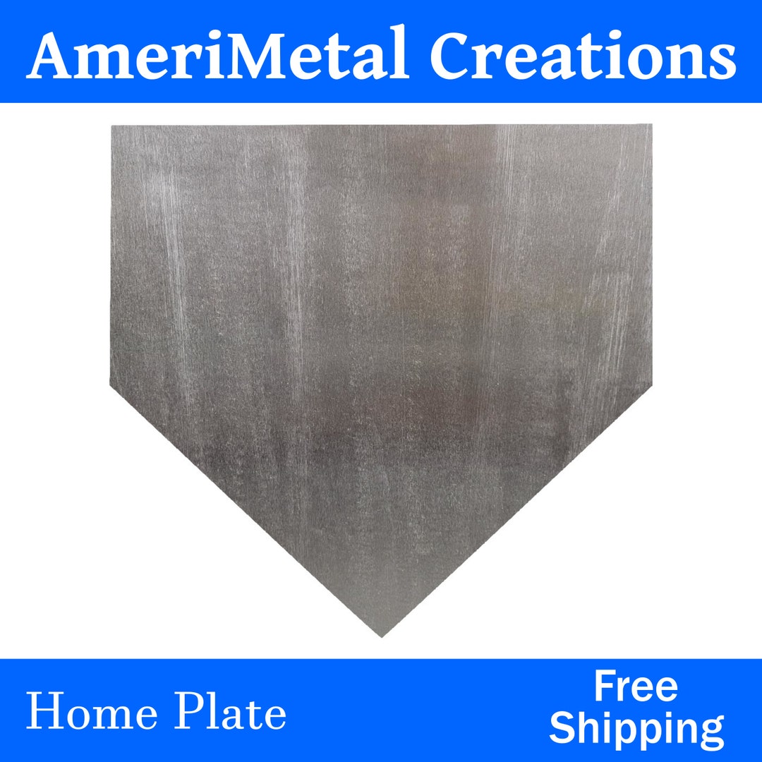 Home Plate Metal Cutout Shape, Wall Art Decoration for Home, Farmhouse ...