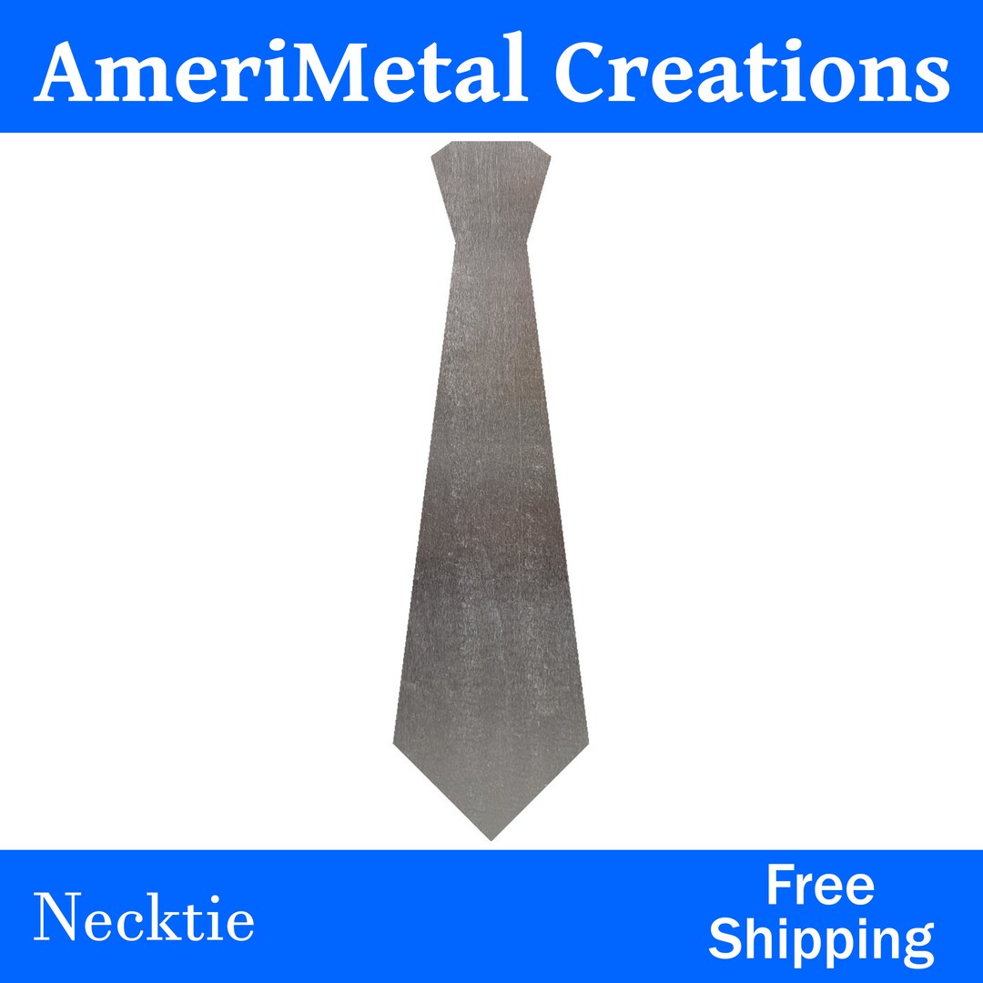 Necktie Metal Cutout Shape, Wall Art Decoration for Home, Farmhouse ...