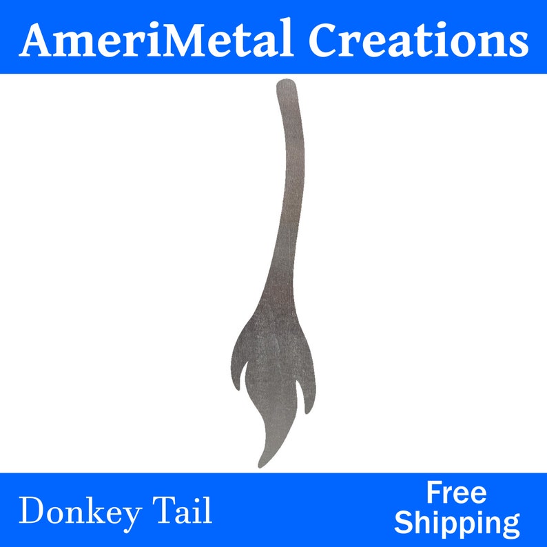 Donkey Tail Metal Cutout Shape, Wall Art Decoration for Home, Farmhouse ...