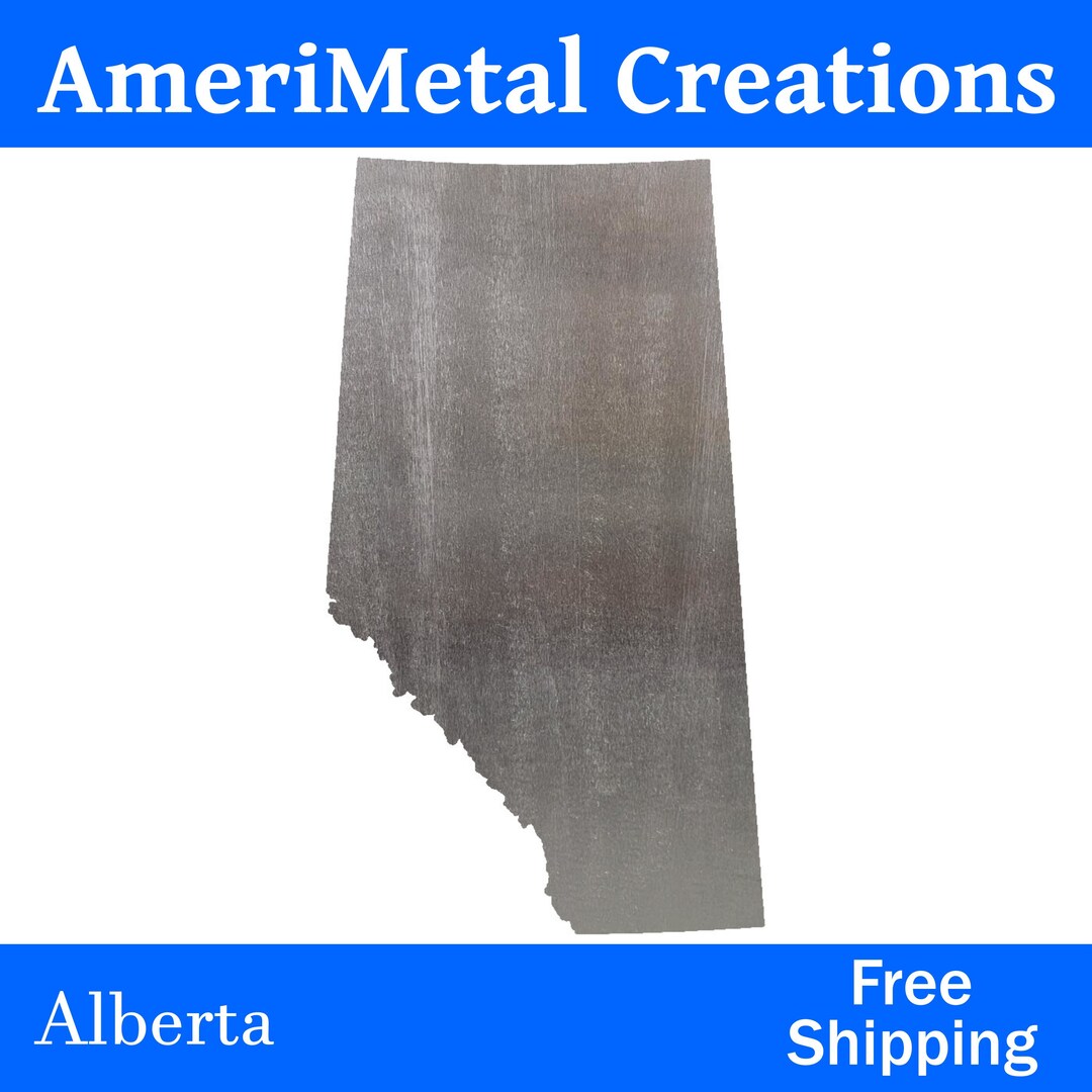 Alberta Metal Cutout Shape, Wall Art Decoration for Home, Farmhouse ...