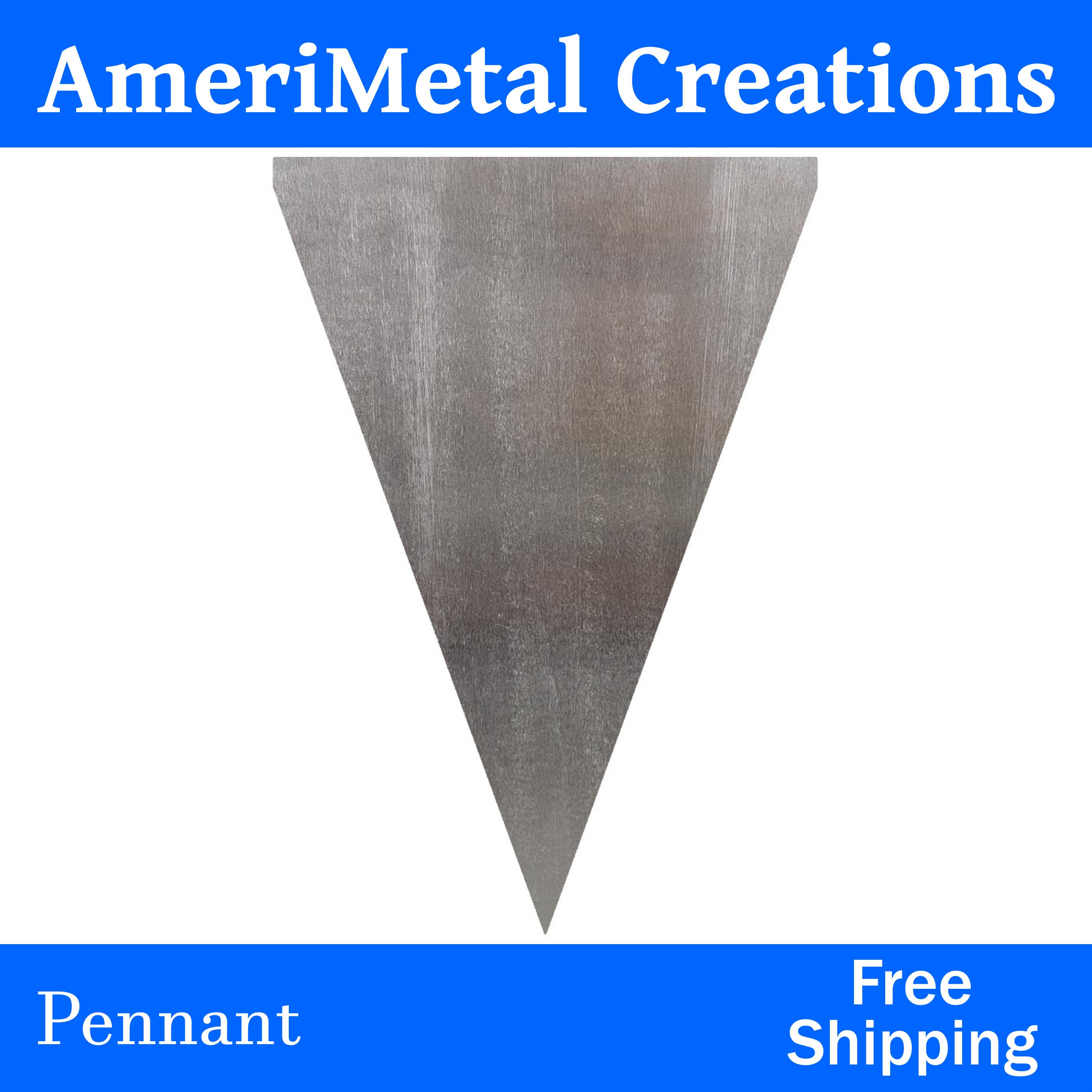 Pennant Metal Cutout Shape, Wall Art Decoration for Home, Farmhouse ...