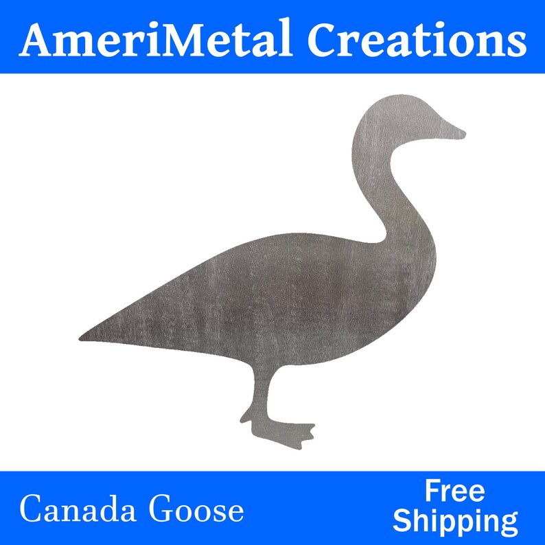 Canada Goose Metal Cutout Shape, Wall Art Decoration for Home ...
