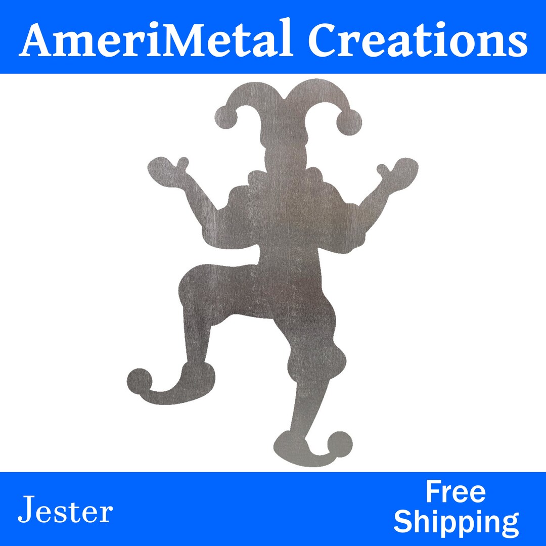 Jester Metal Cutout Shape, Wall Art Decoration for Home, Farmhouse ...