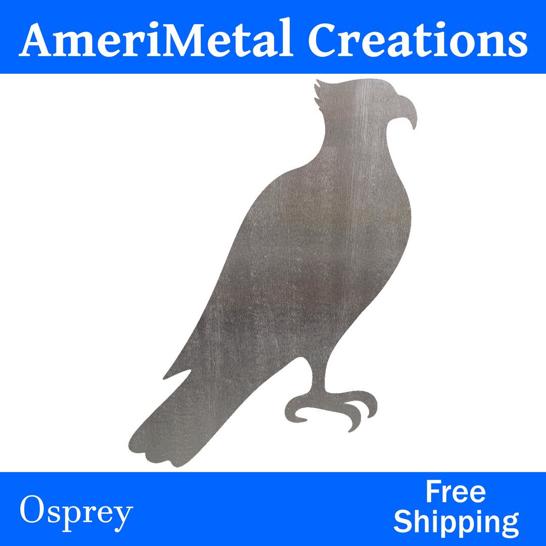 Osprey Metal Cutout Shape, Wall Art Decoration for Home, Farmhouse ...