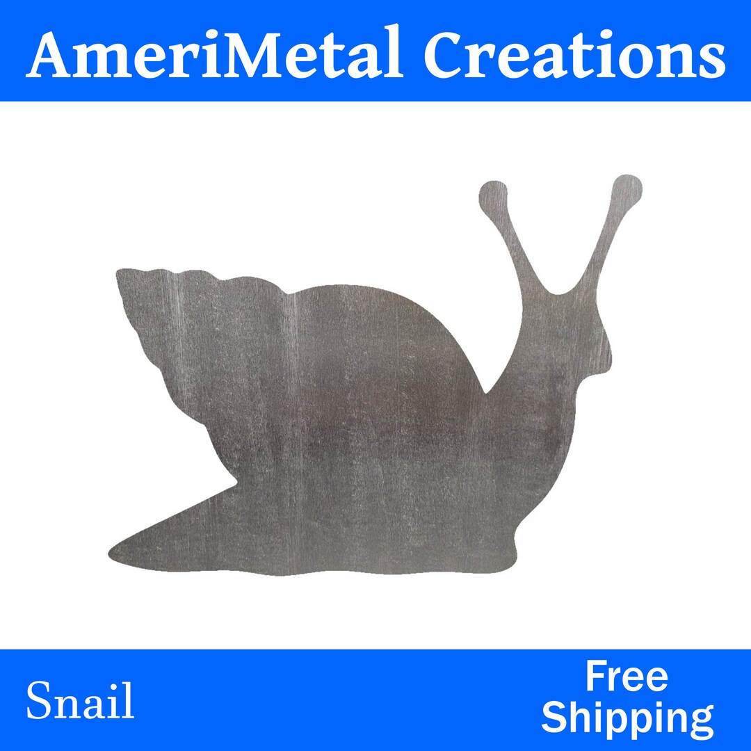 Snail Metal Cutout Shape, Wall Art Decoration for Home, Farmhouse Style ...