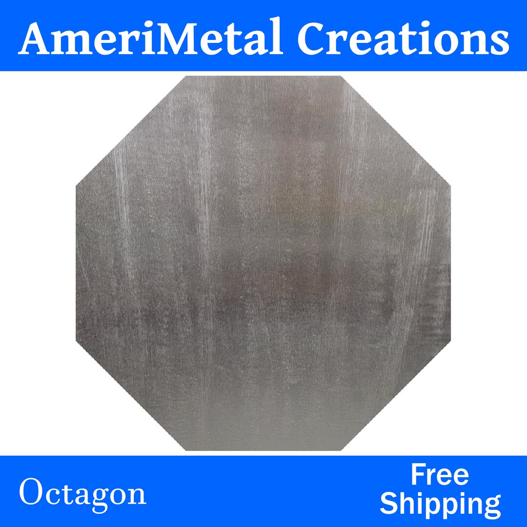 Octagon Metal Cutout Shape, Wall Art Decoration for Home, Farmhouse ...