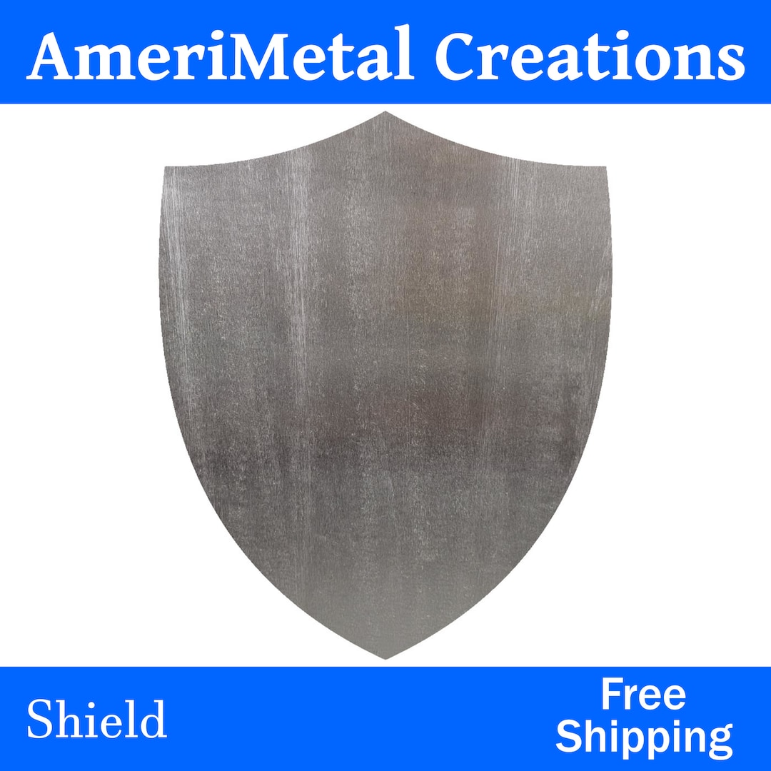 Shield Metal Cutout Shape, Wall Art Decoration for Home, Farmhouse ...