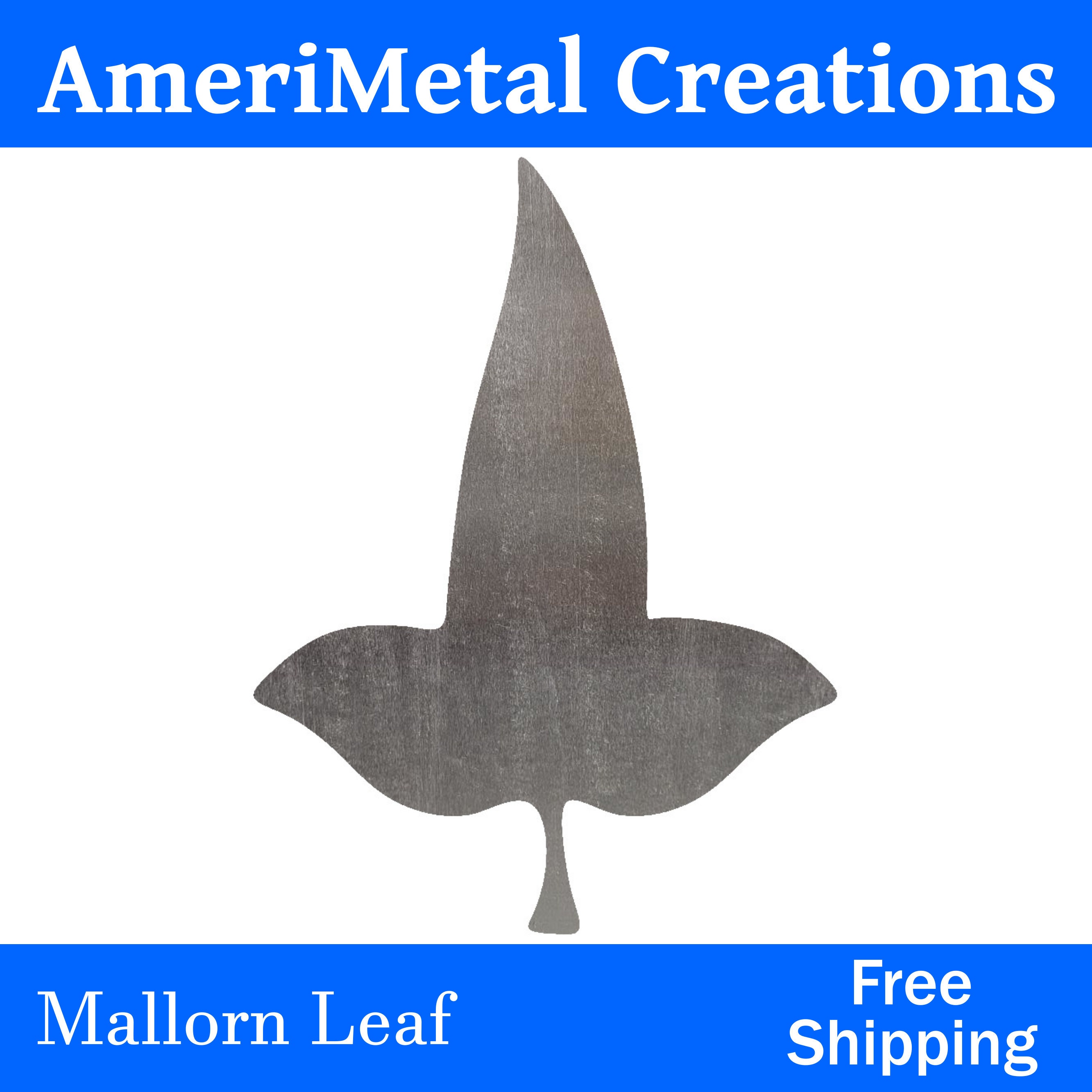 Mallorn Leaf Metal Cutout Shape, Wall Art Decoration for Home ...