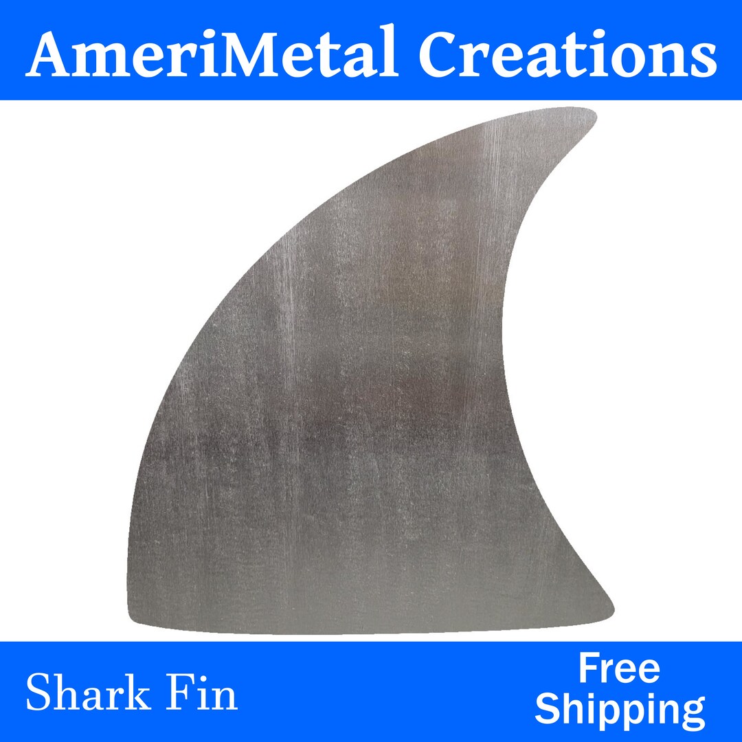 Shark Fin Metal Cutout Shape, Wall Art Decoration for Home, Farmhouse ...