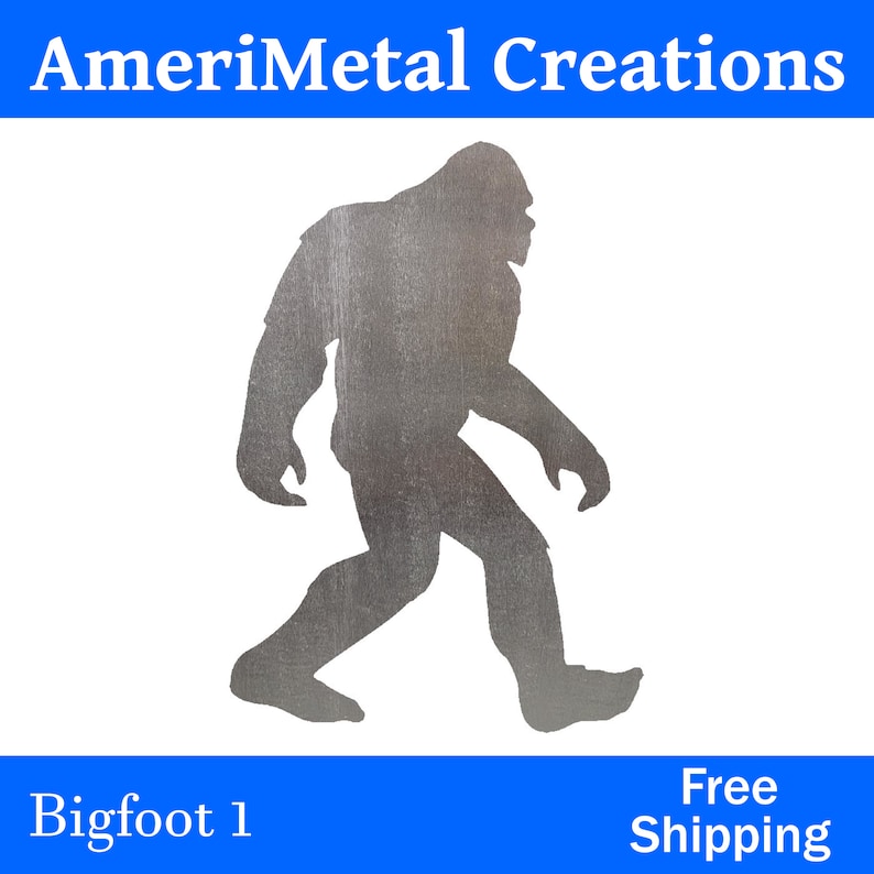 Bigfoot 1 Metal Cutout Shape, Wall Art Decoration for Home, Farmhouse ...