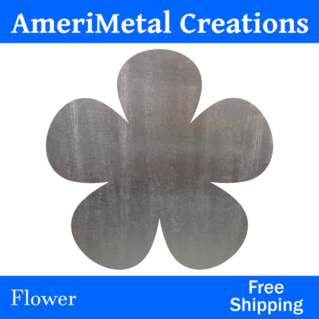 Flower Metal Cutout Shape, Wall Art Decoration for Home, Farmhouse ...
