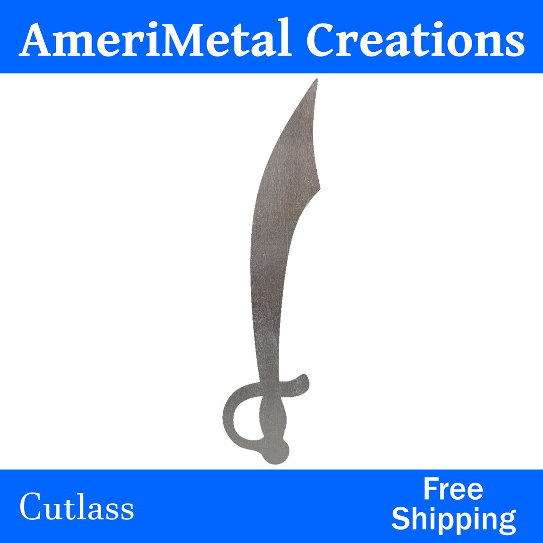 Cutlass Metal Cutout Shape, Wall Art Decoration for Home, Farmhouse ...