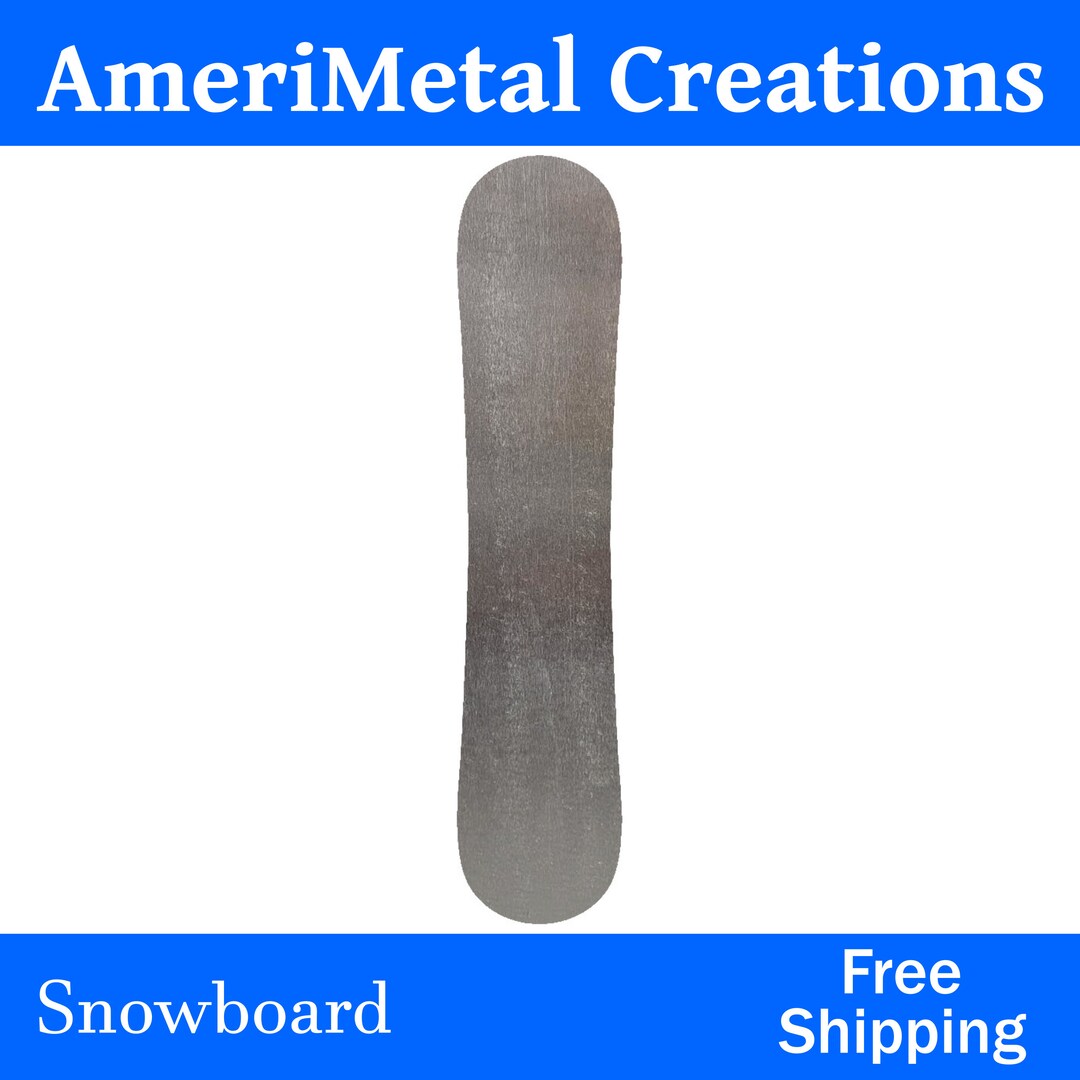 Snowboard Metal Cutout Shape, Wall Art Decoration for Home, Farmhouse ...