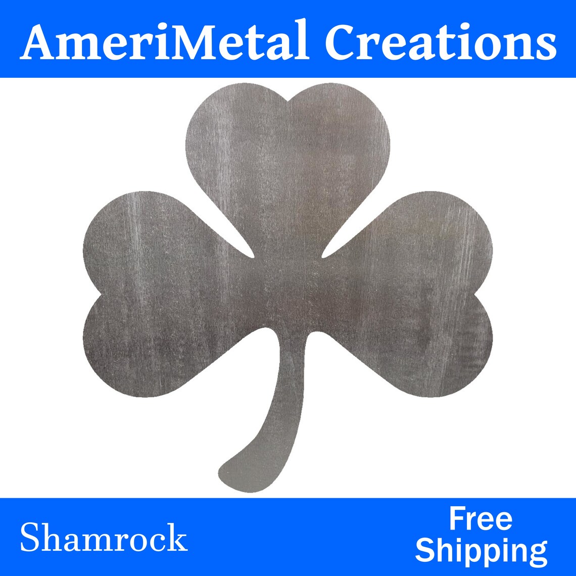 Shamrock Metal Cutout Shape, Wall Art Decoration for Home, Farmhouse ...
