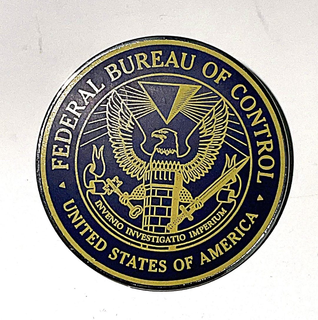 Federal Bureau of Control (FBC) Pin - Etsy