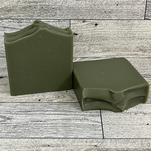 French Green Clay Facial Soap Bar: Handmade Artisan Soap - Etsy