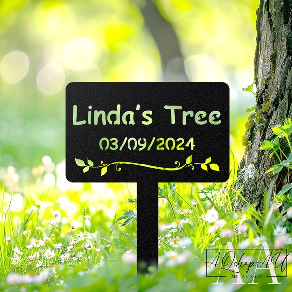 Memorial Plaque for Tree - Etsy
