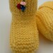 Handmade Knitted Lemon Color (yellow) Baby Booties. Custom Orders Are ...