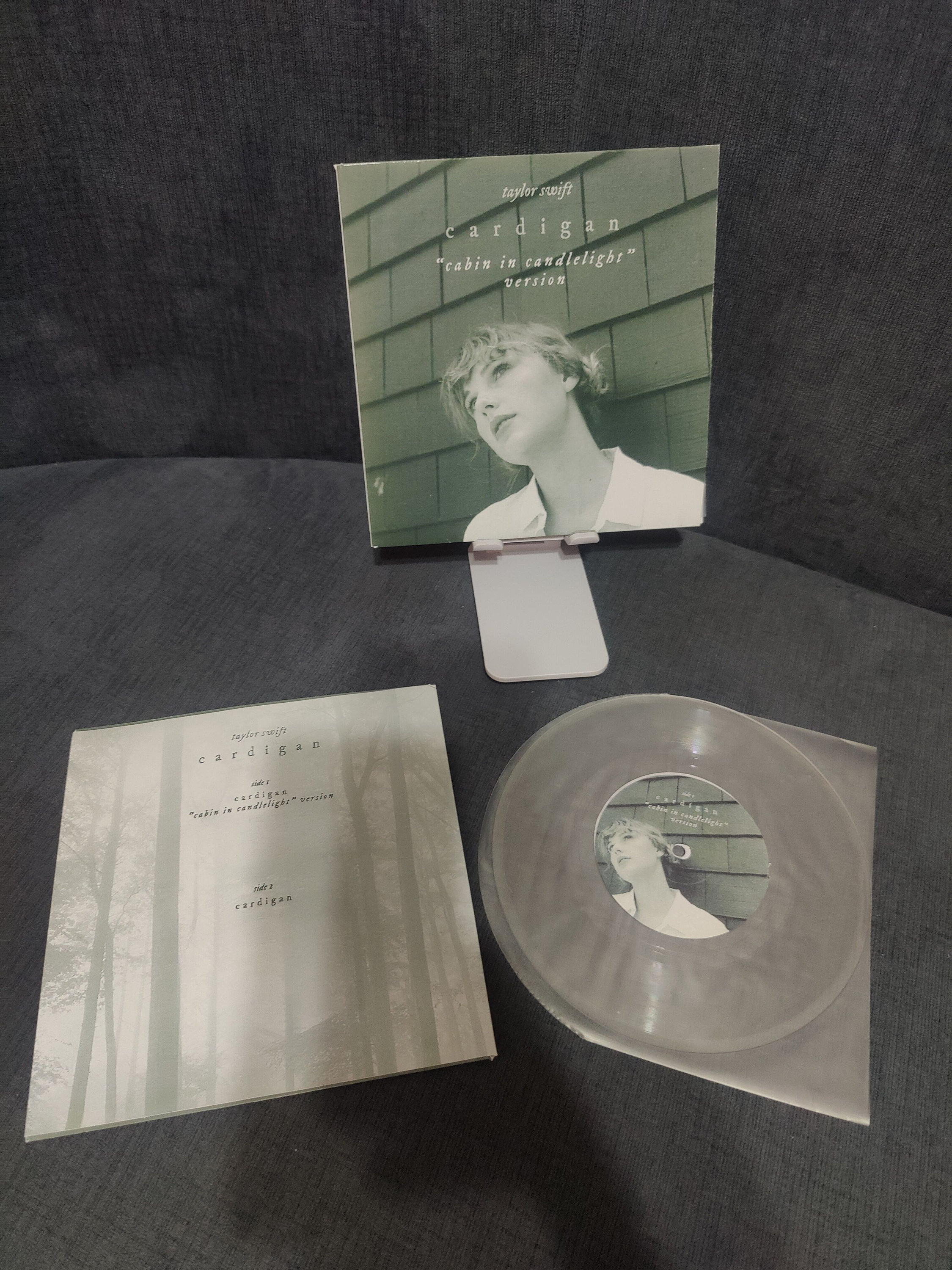 Taylor Swift Cardigan cabin in Candlelight Version Double Sided Clear 7 ...