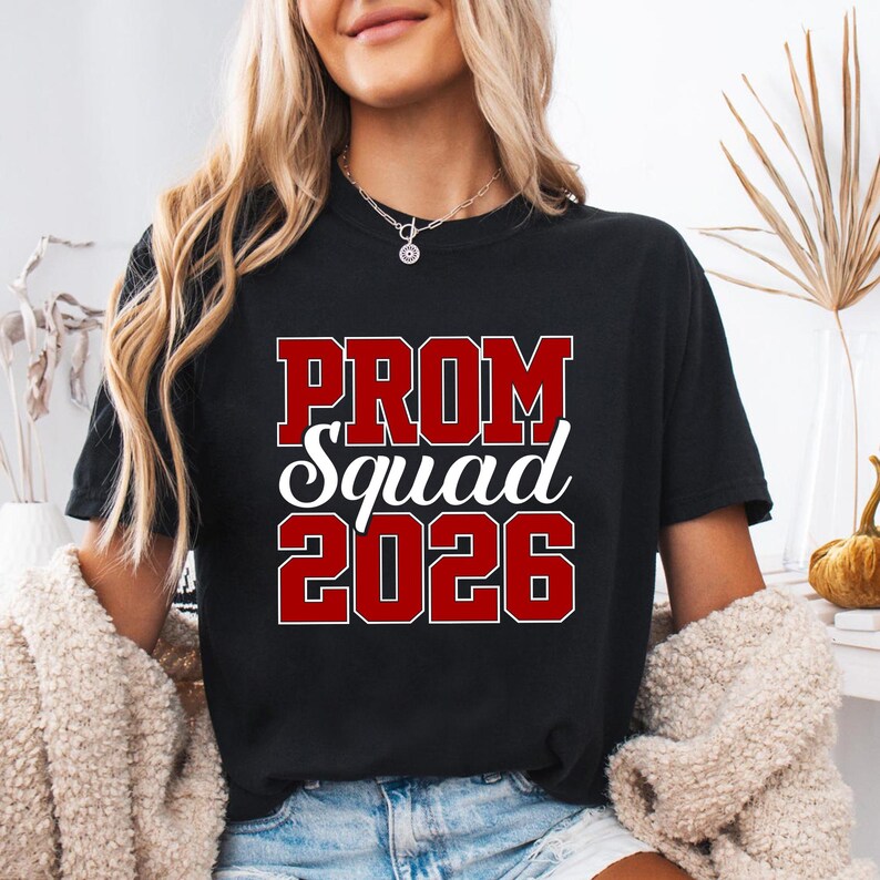 Prom 2026 SVG Bundle | Class of 2026 Cut Files | Prom Squad Shirt ...