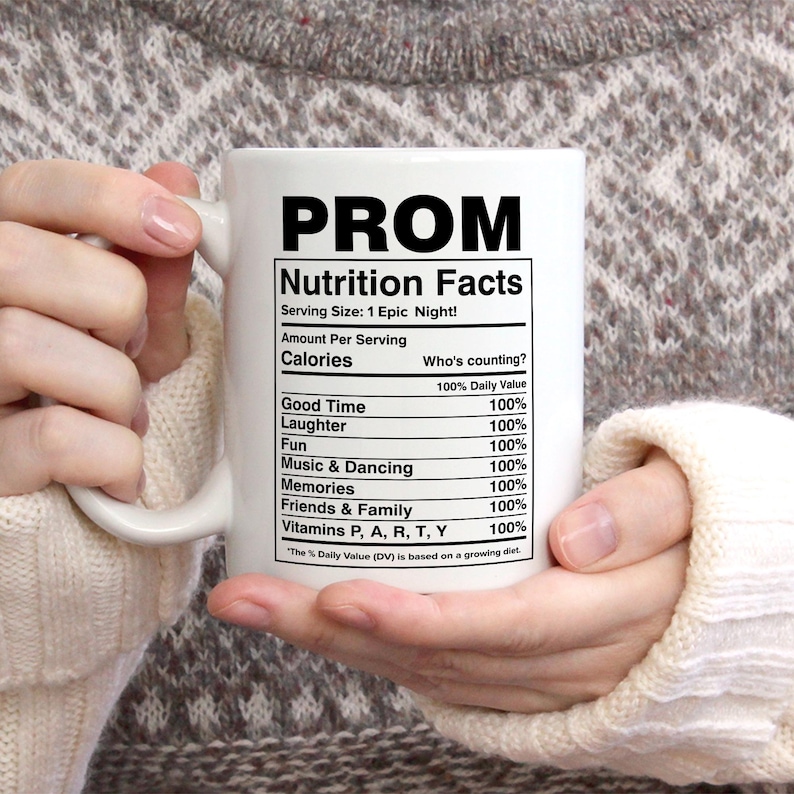 Prom Nutrition Facts SVG, Class of 2026 Prom Shirt SVG, Funny Prom ...