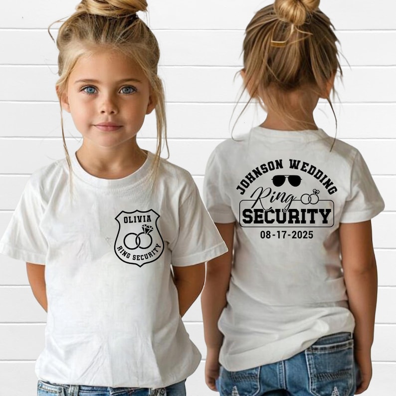 Ring Security Shirt SVG: Funny Wedding Ring Bearer Design (digital ...