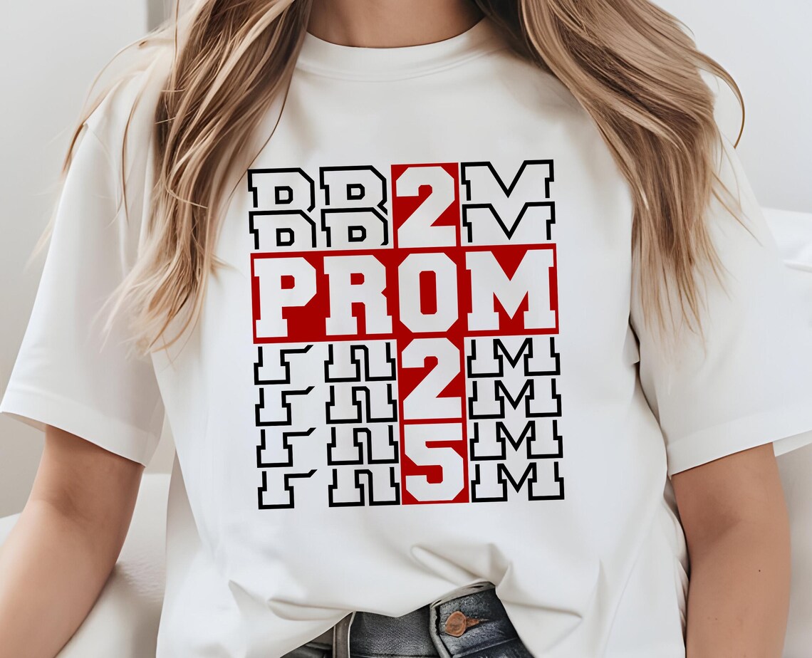 Prom 2025 SVG Bundle, Prom Squad 2025 Svg Cut Files, Senior Prom Shirt ...