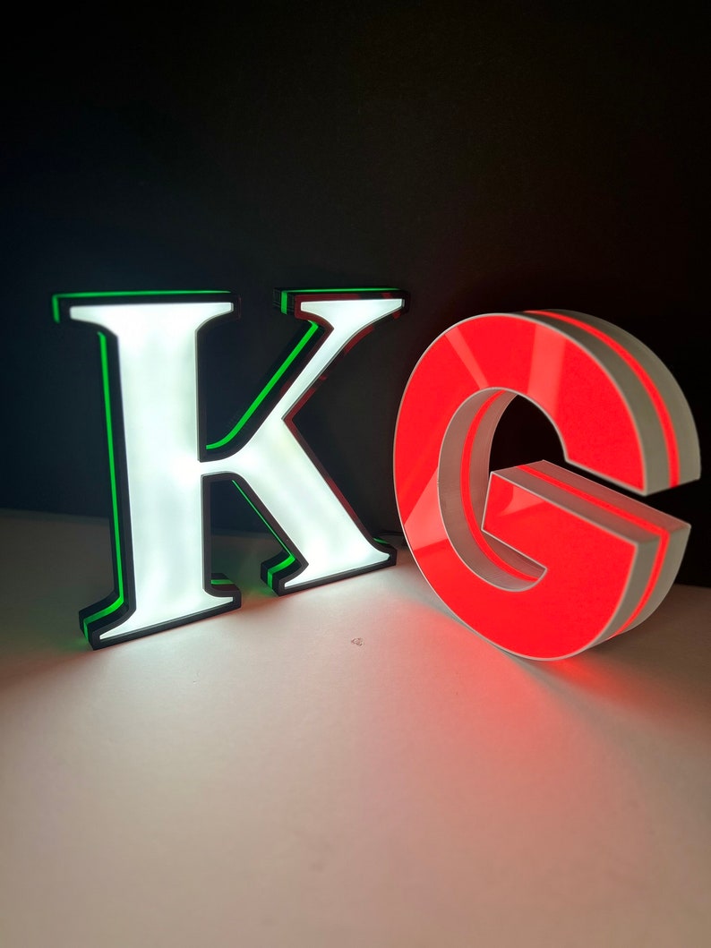 High-quality 3d-printed Channel Letters - Custom Large LED Letters for ...