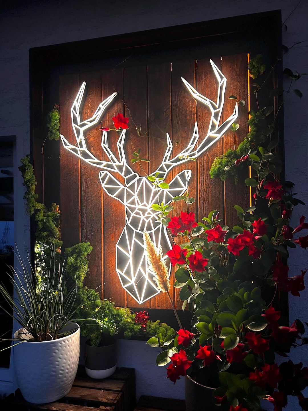 Personalized 3D LED Wooden Light Individual Sign With 3D Letters ...