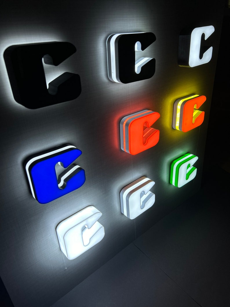 High-quality 3d-printed Channel Letters - Custom Large LED Letters for ...