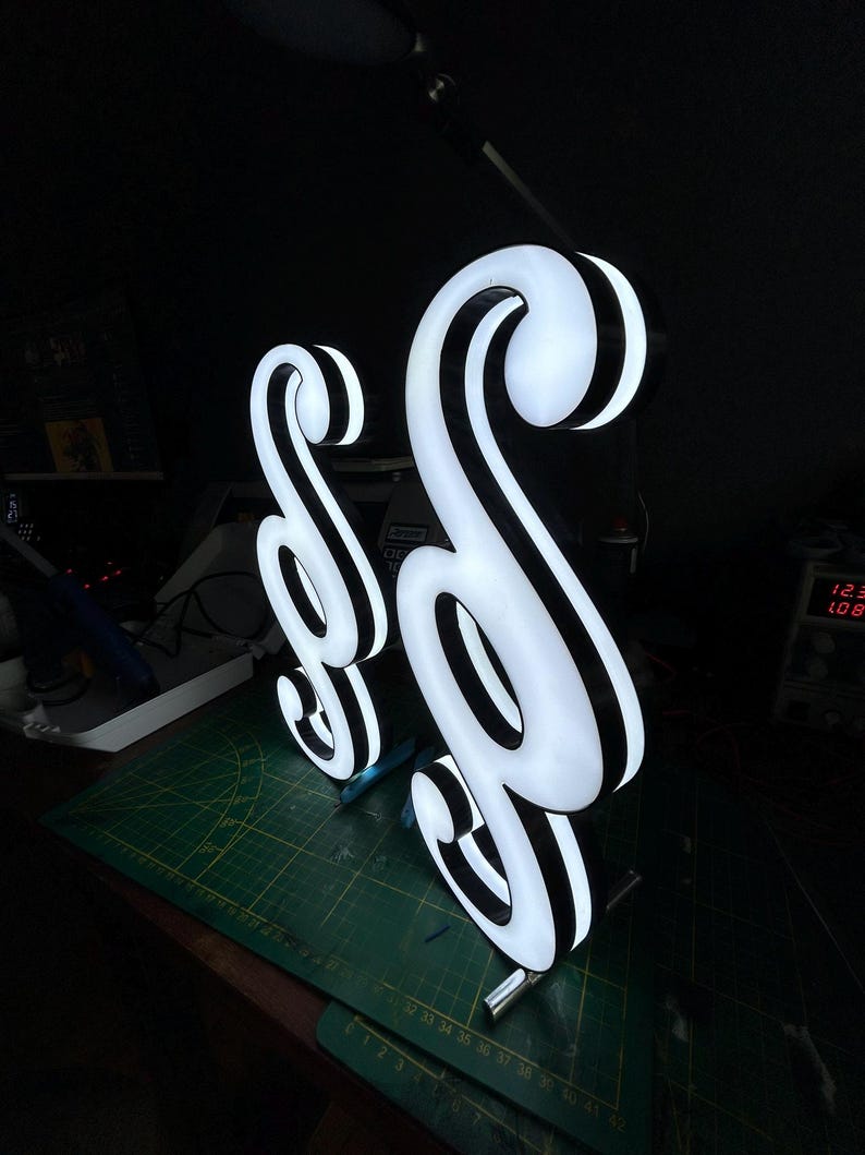 Custom Channel Letters ,3D Printed ,logos LED, LED, 3D LED Signs ,3d ...